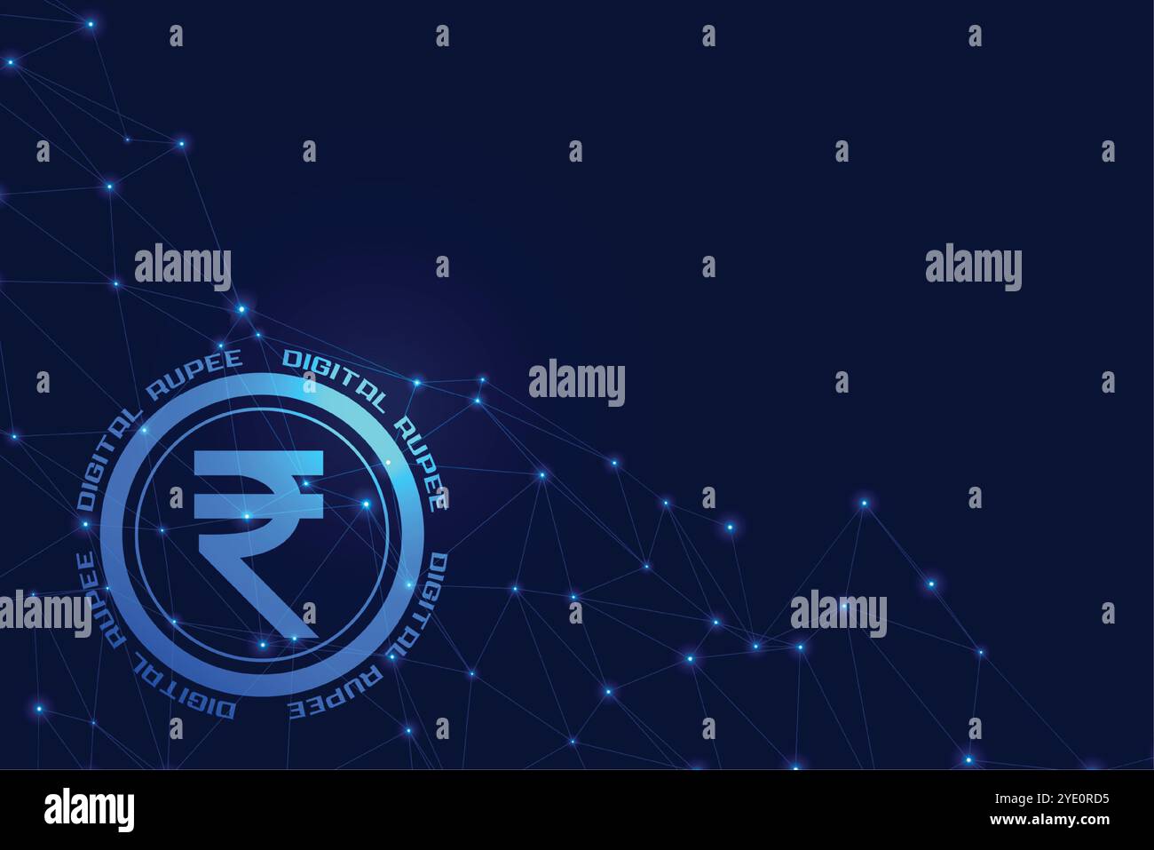 digital indian currency background with rupee symbol vector Stock Vector Image & Art - Alamy