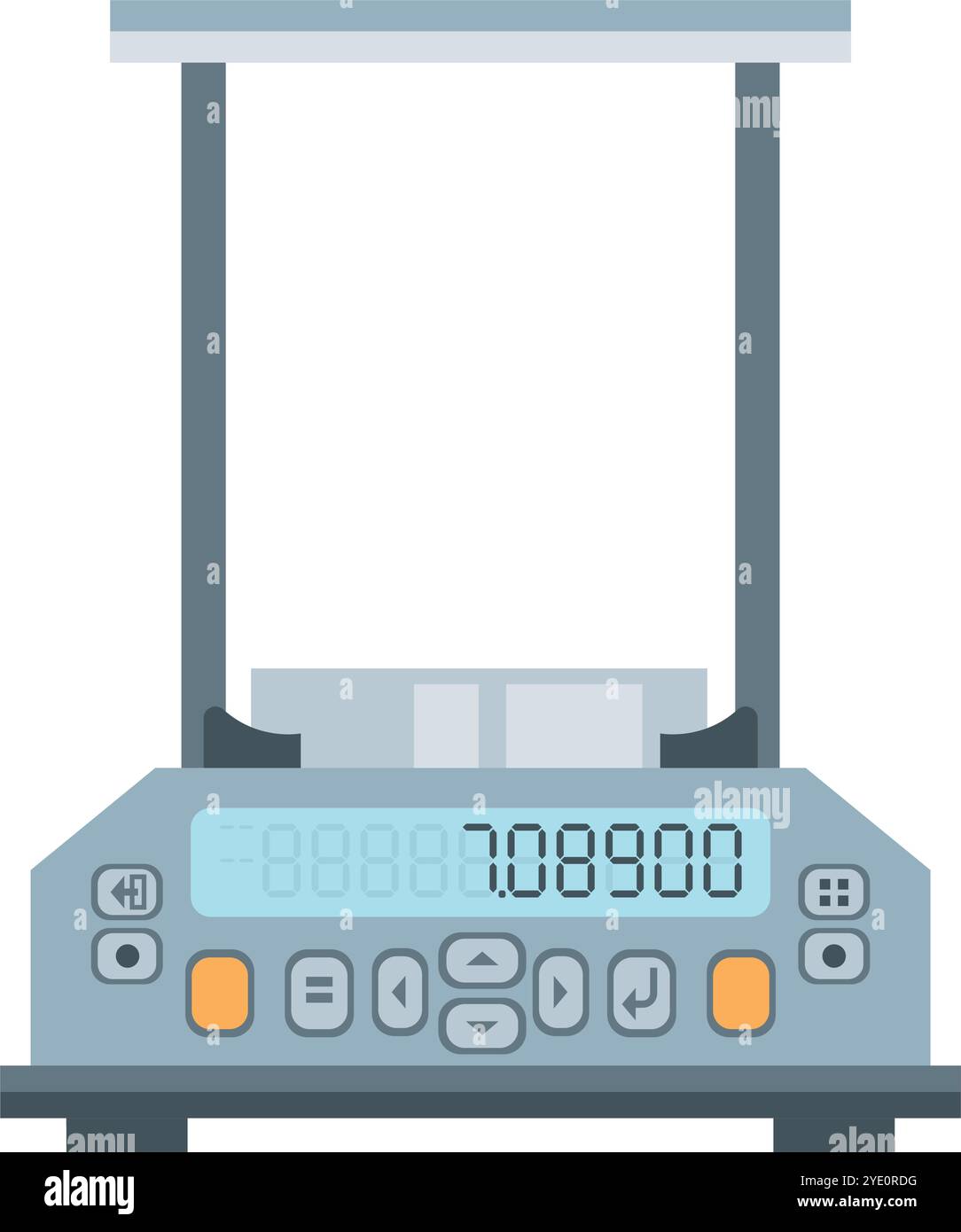 balance scale laboratory equipment Stock Vector Image & Art - Alamy