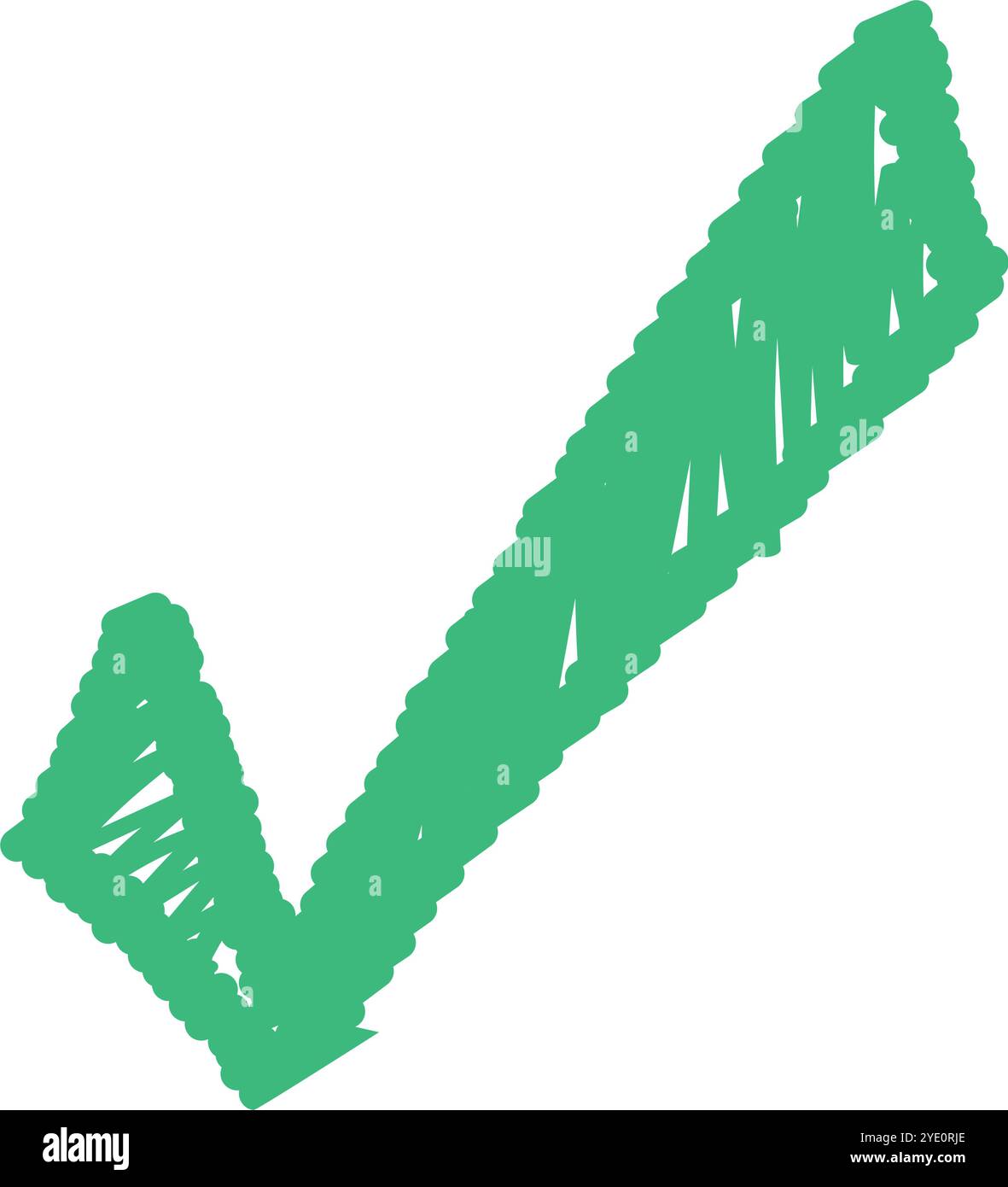 green check mark hand drawn Stock Vector Image & Art - Alamy