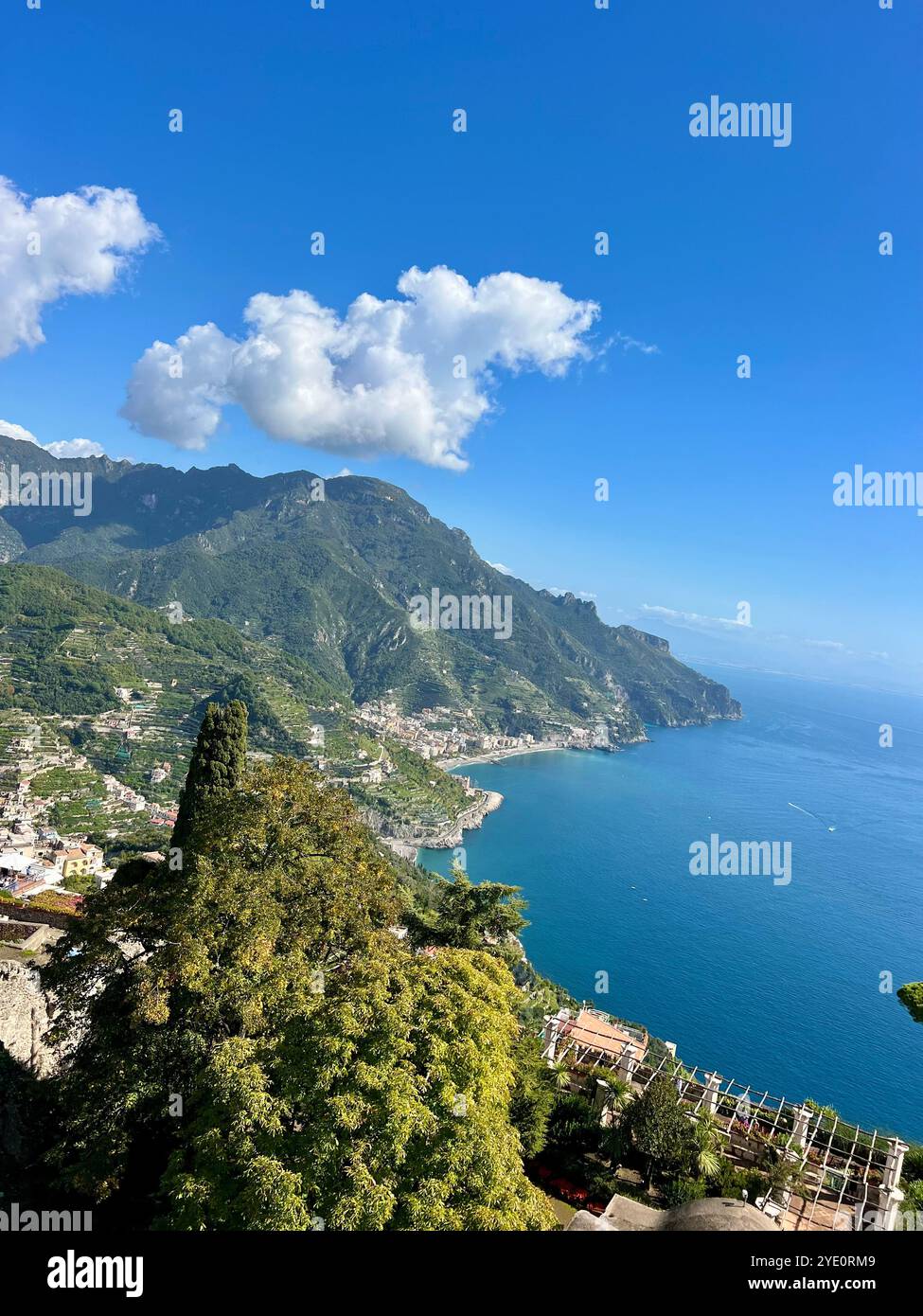 Amalfi Coast, Italy. View of Atrani town and the Amalfi Coast ...