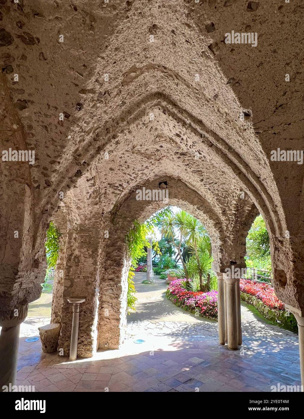 Ravello, Italy October 12 2024 Villa Rufolo, museum and gardens, once ...