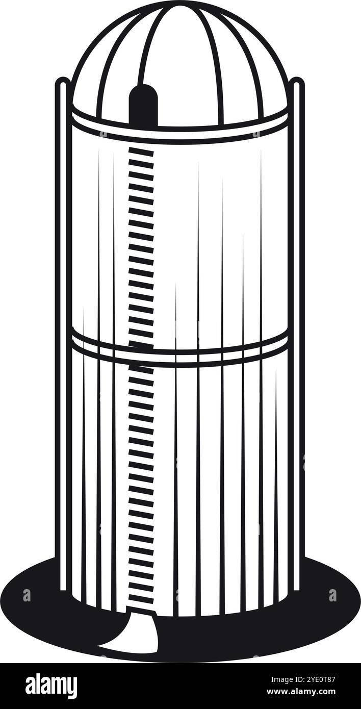 grain silo farm Stock Vector Image & Art - Alamy