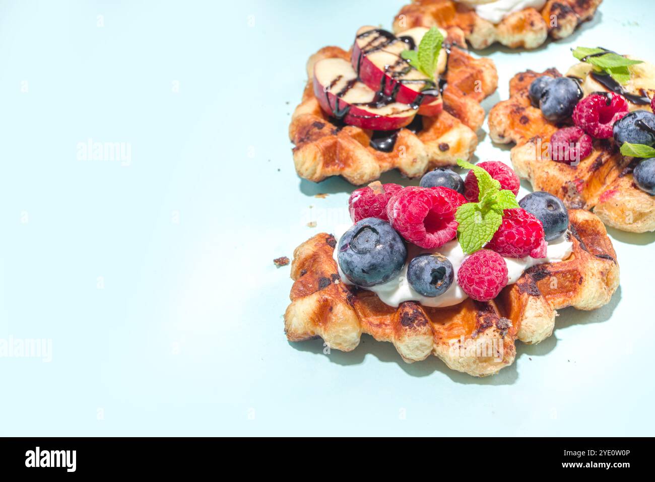 Croffle croissant waffle in hi-res stock photography and images - Alamy