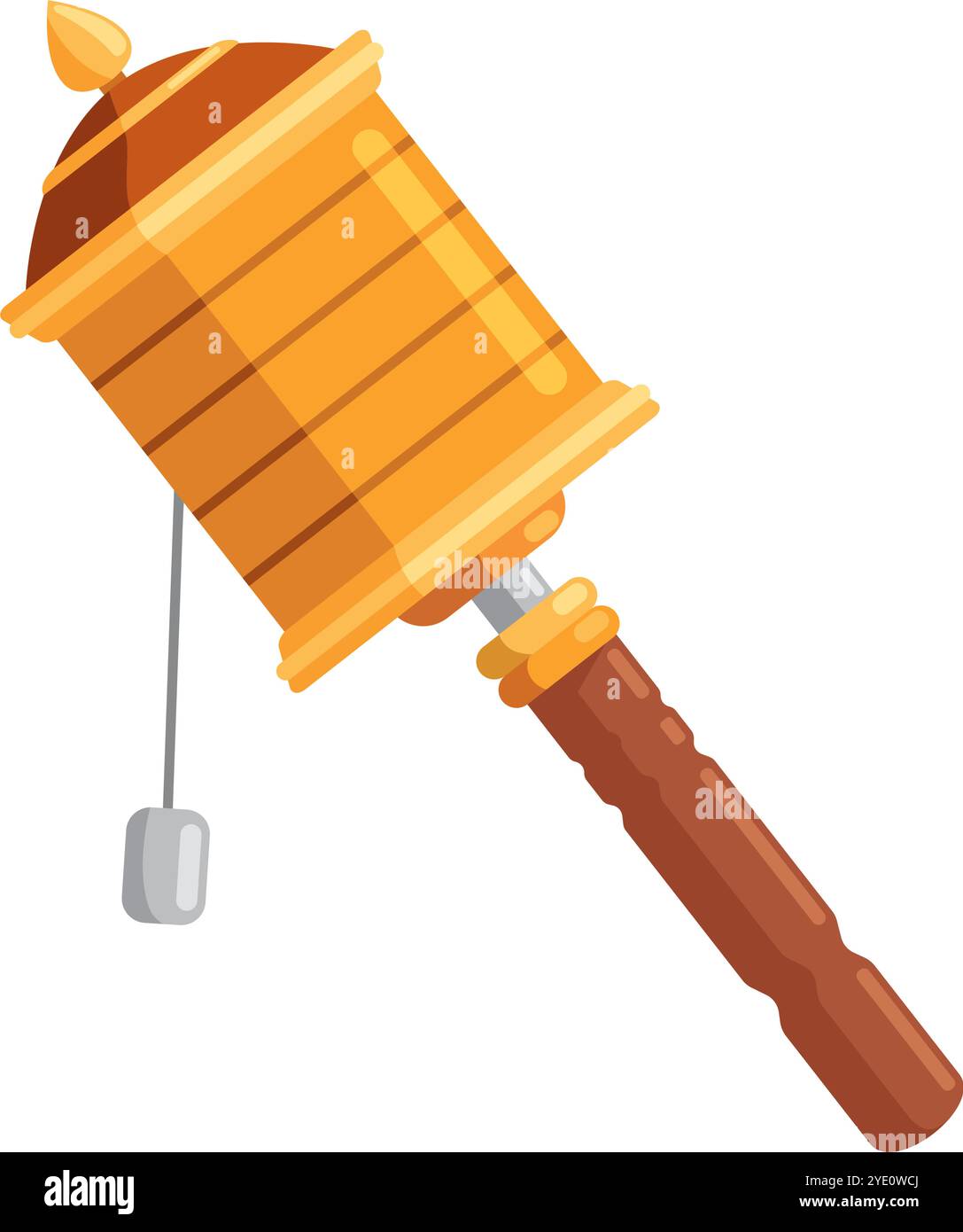 buddhist prayer wheel Stock Vector Image & Art - Alamy