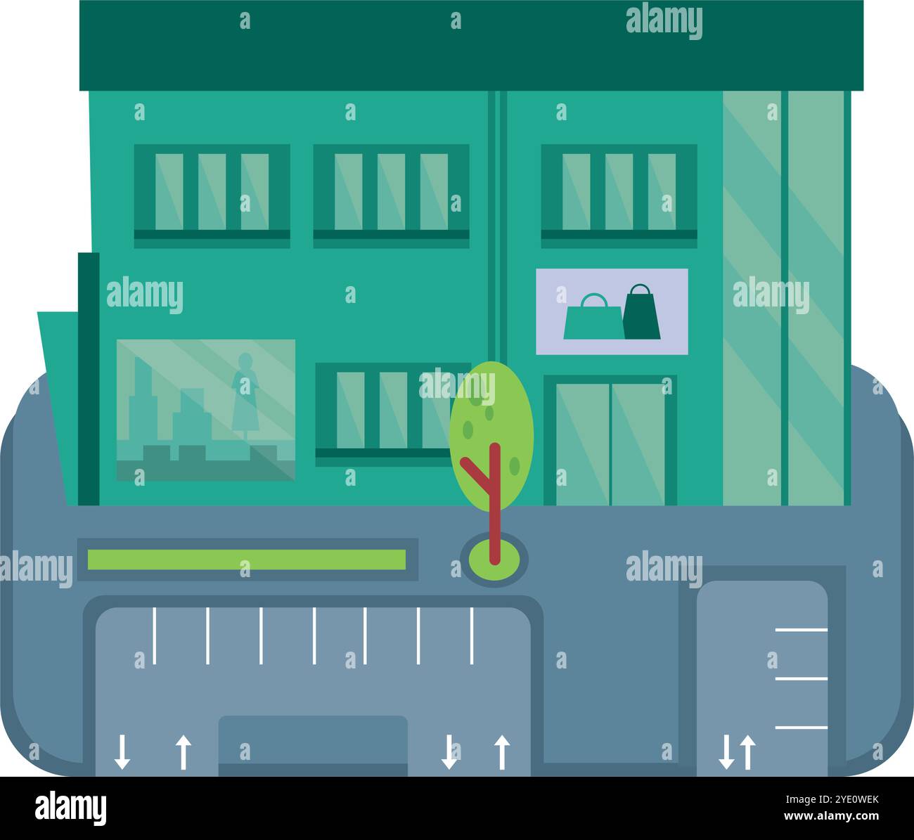 commercial building urban infrastructure Stock Vector Image & Art - Alamy