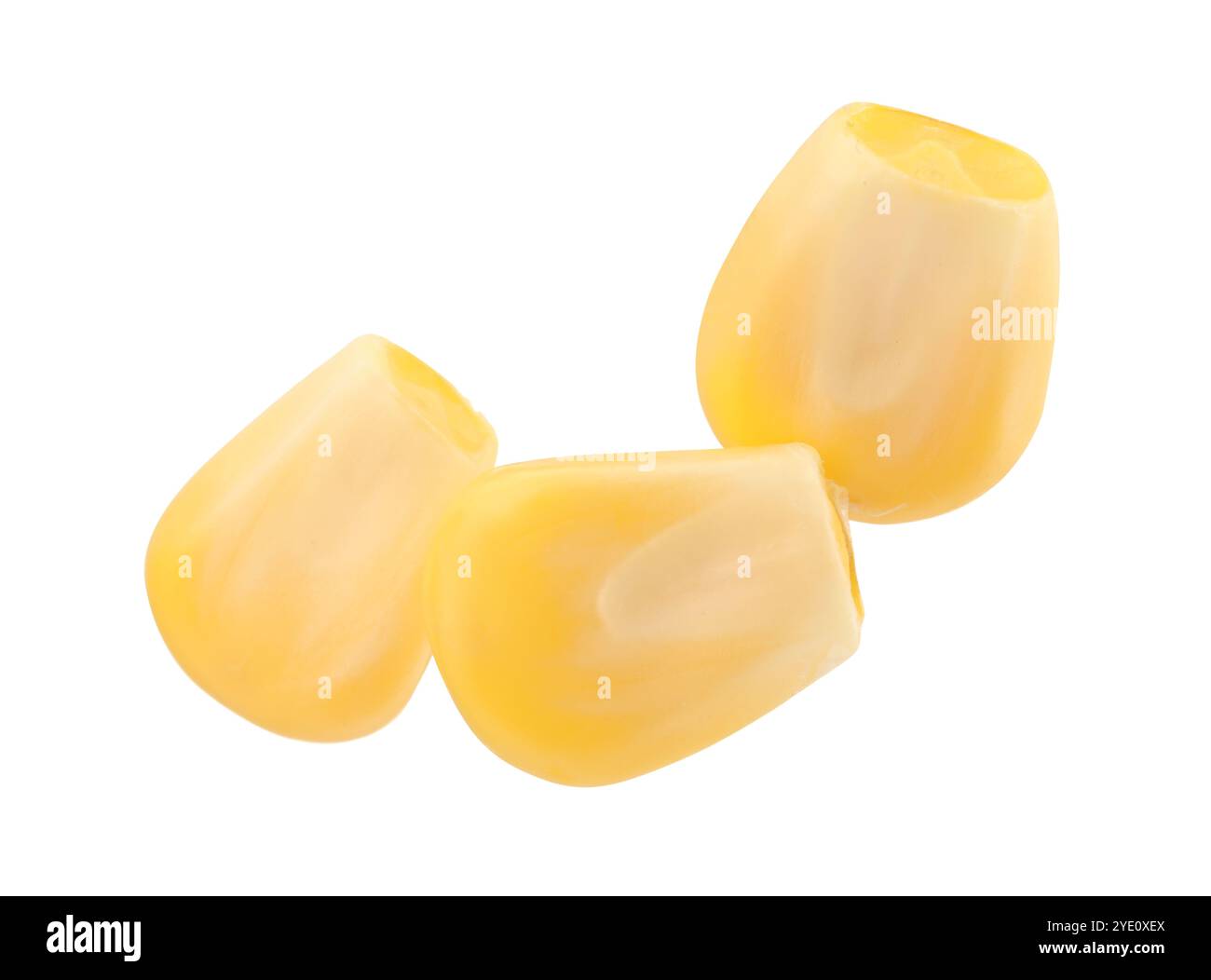 Fresh ripe corn kernels isolated on white Stock Photo - Alamy