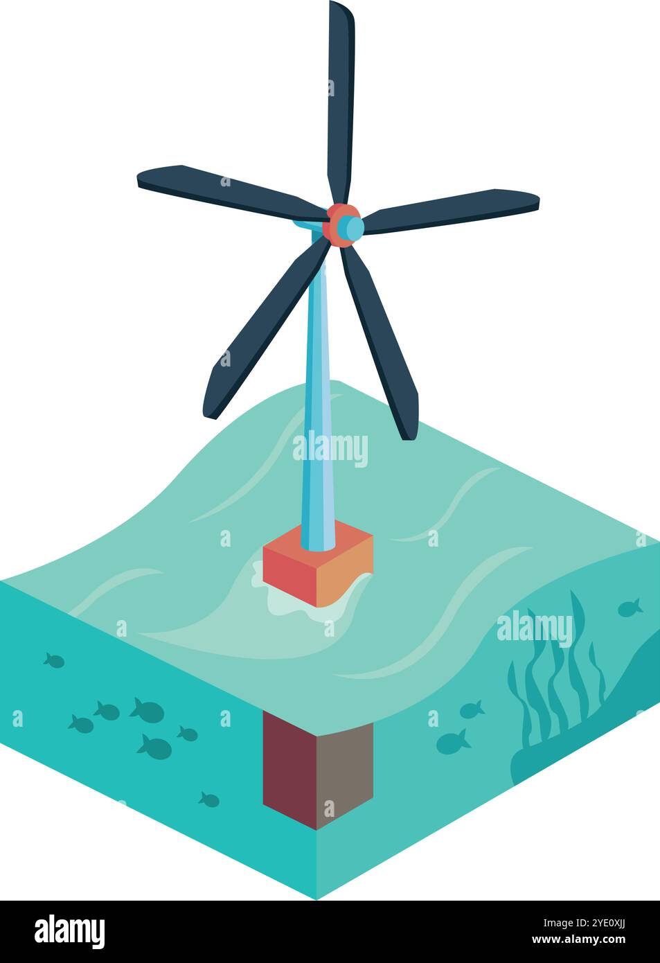 wind and marine renewable energy Stock Vector Image & Art - Alamy