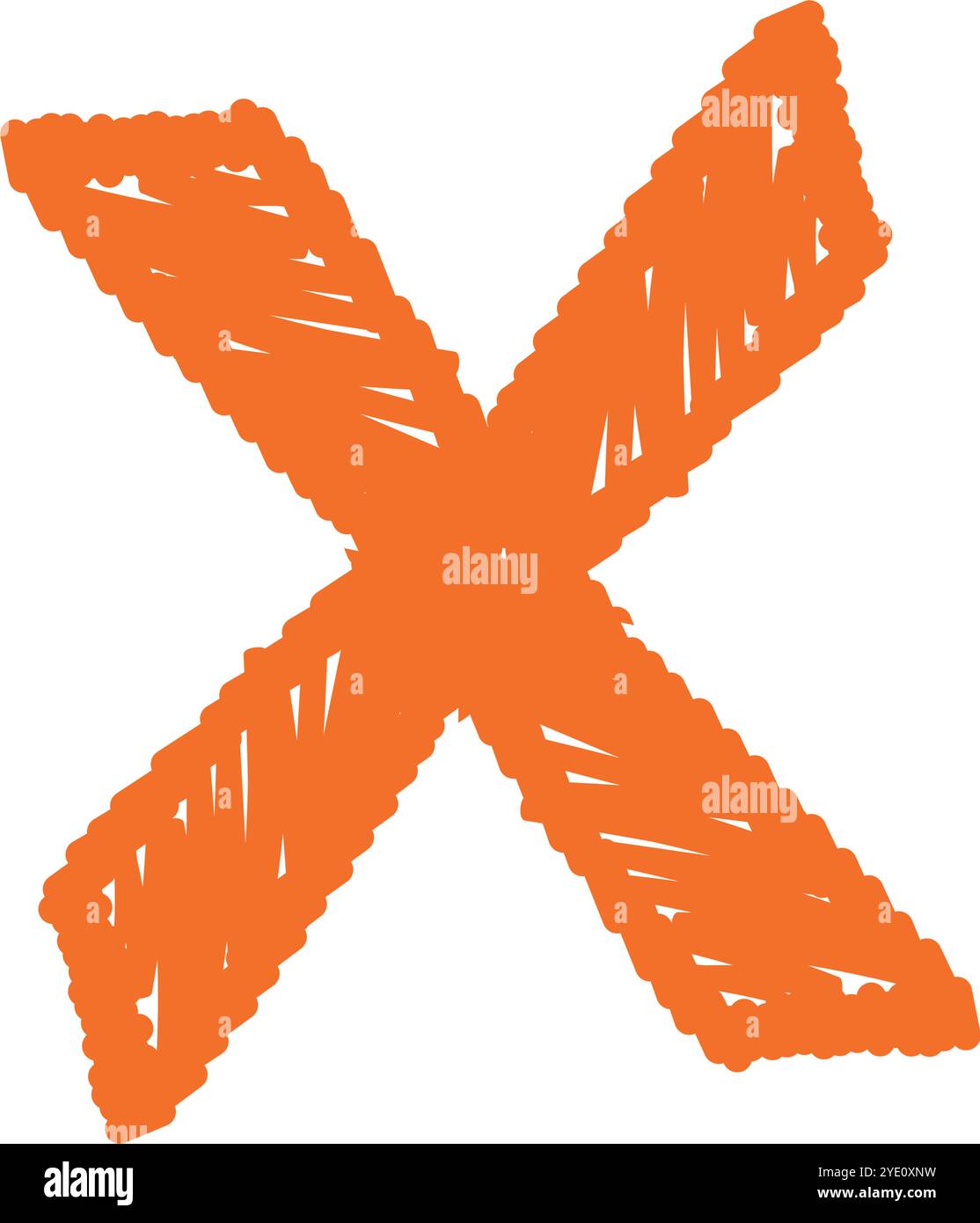 cross mark brush stroke style Stock Vector Image & Art - Alamy