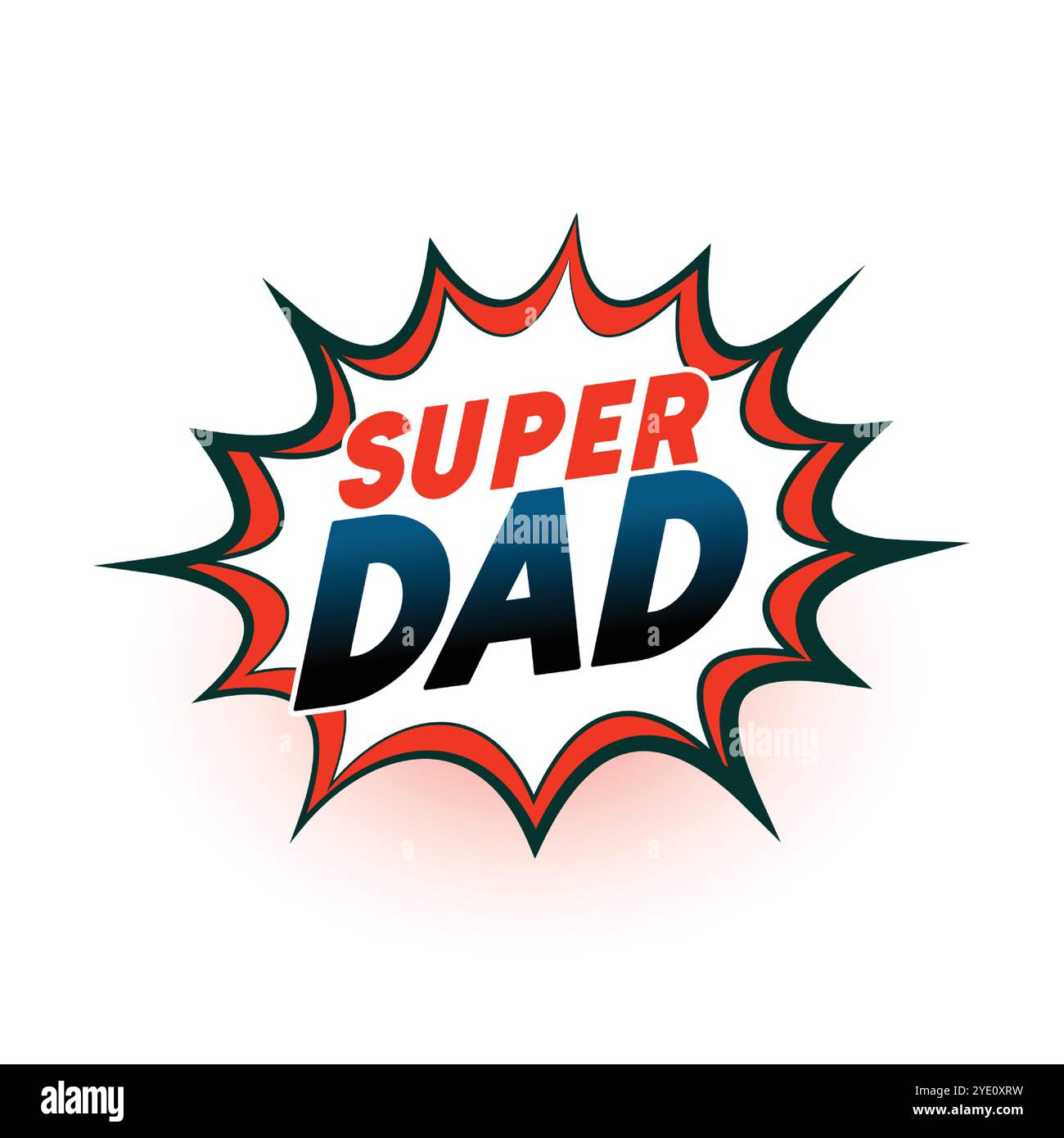 super dad in comic style background Stock Vector Image & Art - Alamy