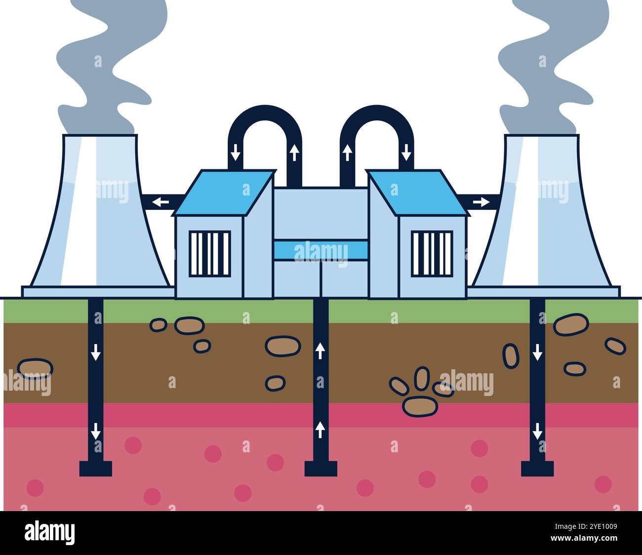 geothermal renewable energy Stock Vector Image & Art - Alamy