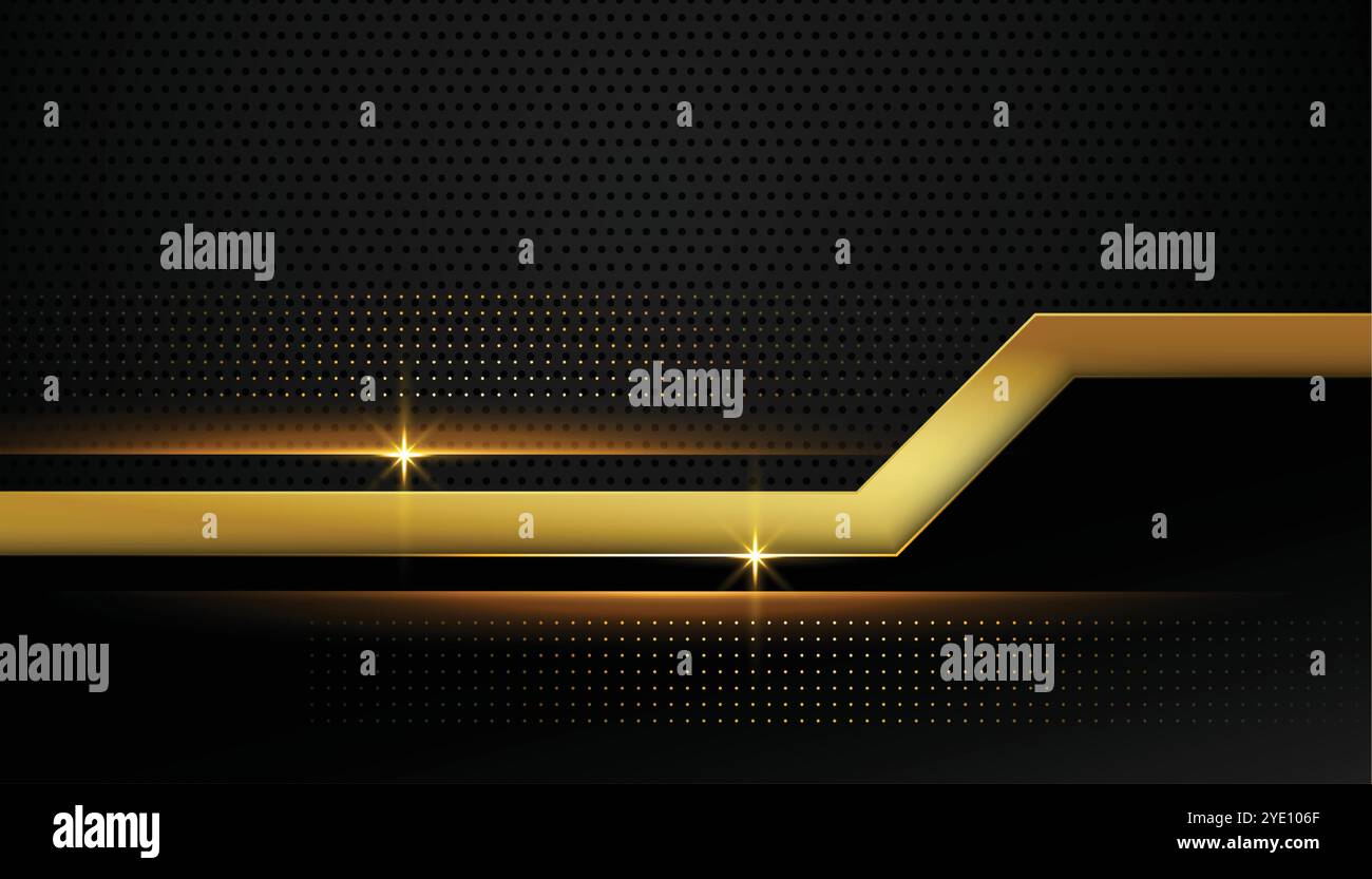 black and golden premium background design Stock Vector Image & Art - Alamy