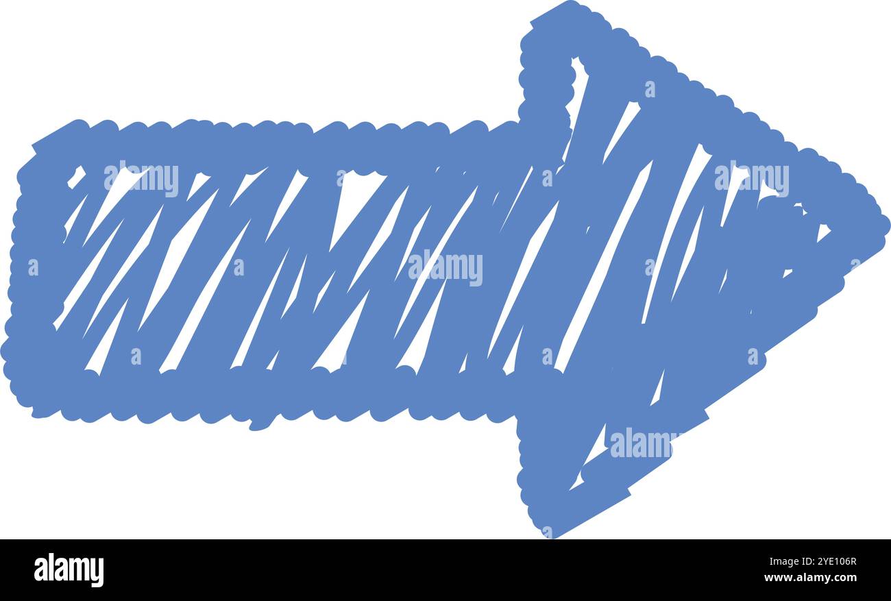 hand drawn arrow direction Stock Vector Image & Art - Alamy