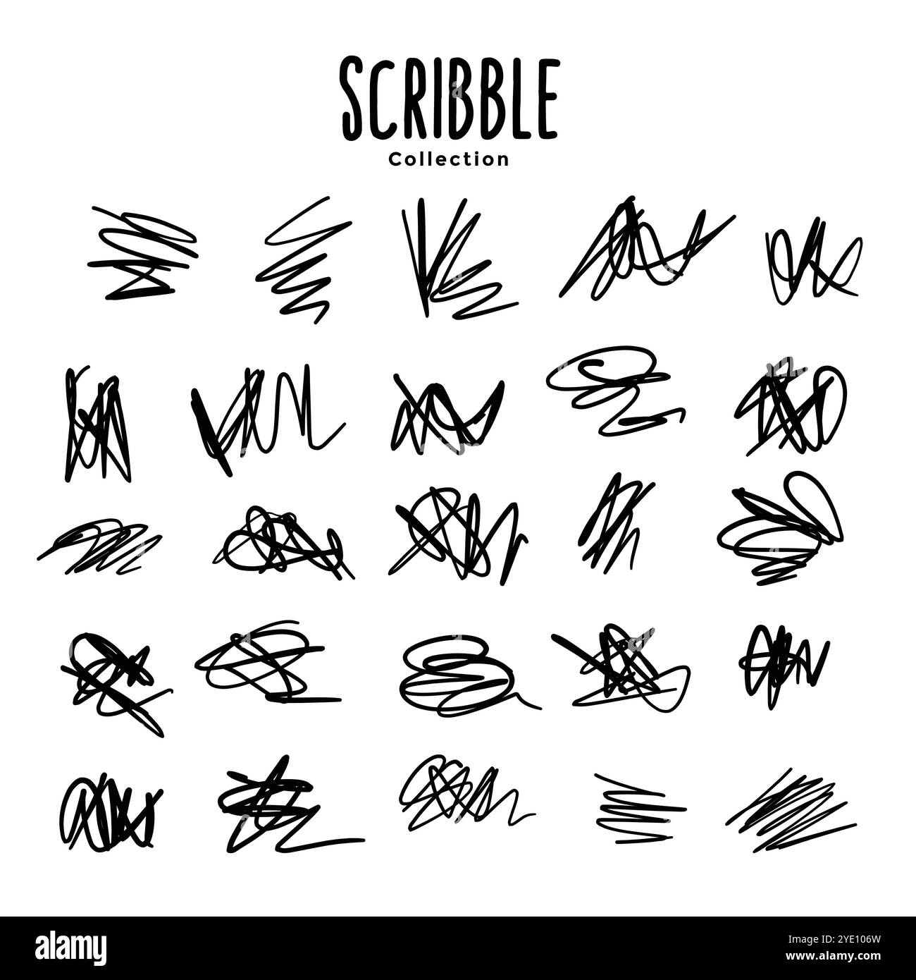 Pen and ink doodles Cut Out Stock Images & Pictures - Alamy