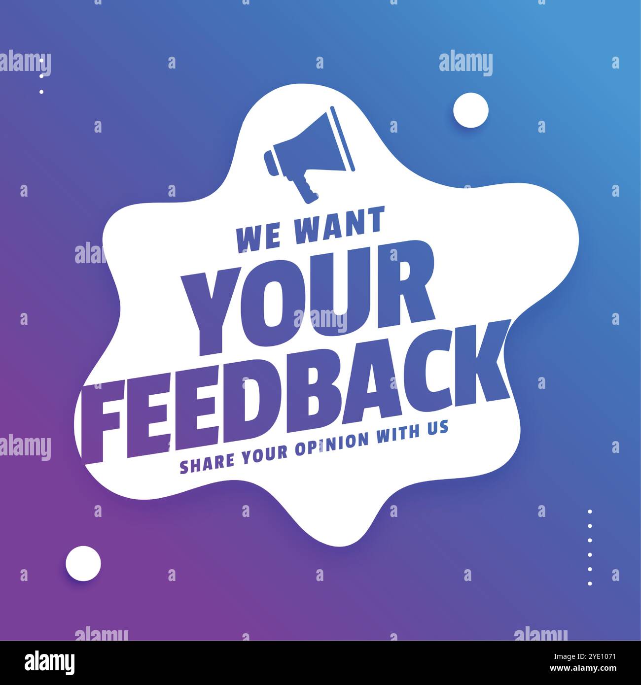 want your feedback survey background Stock Vector Image & Art - Alamy