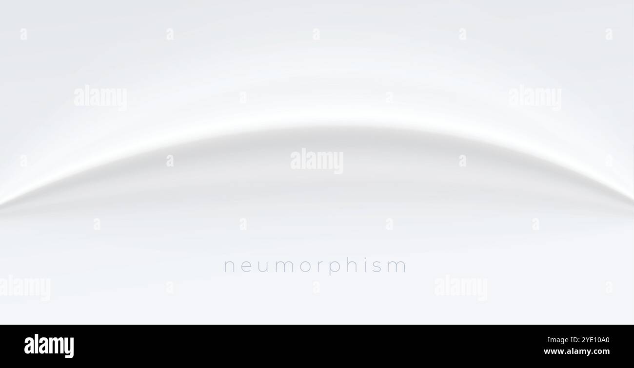 white neumorphism background minimalist style Stock Vector Image & Art ...
