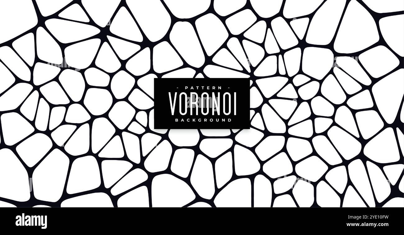 Voronoi abstract pattern Cut Out Stock Images & Pictures - Alamy
