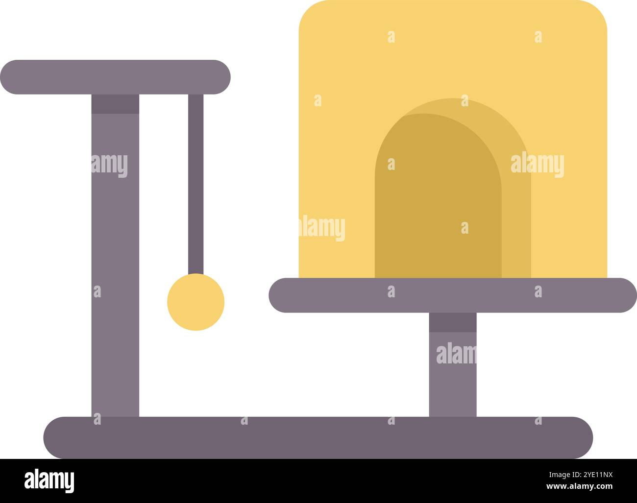 Cat tree providing hours of fun and entertainment for your feline ...