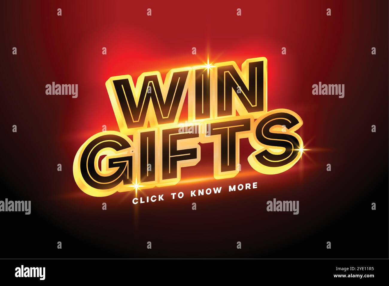 retro style win gifts and prizes background vector Stock Vector Image ...