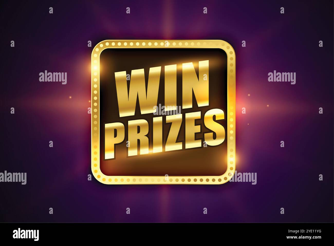 shiny golden win prizes and gift glowing background vector Stock Vector ...