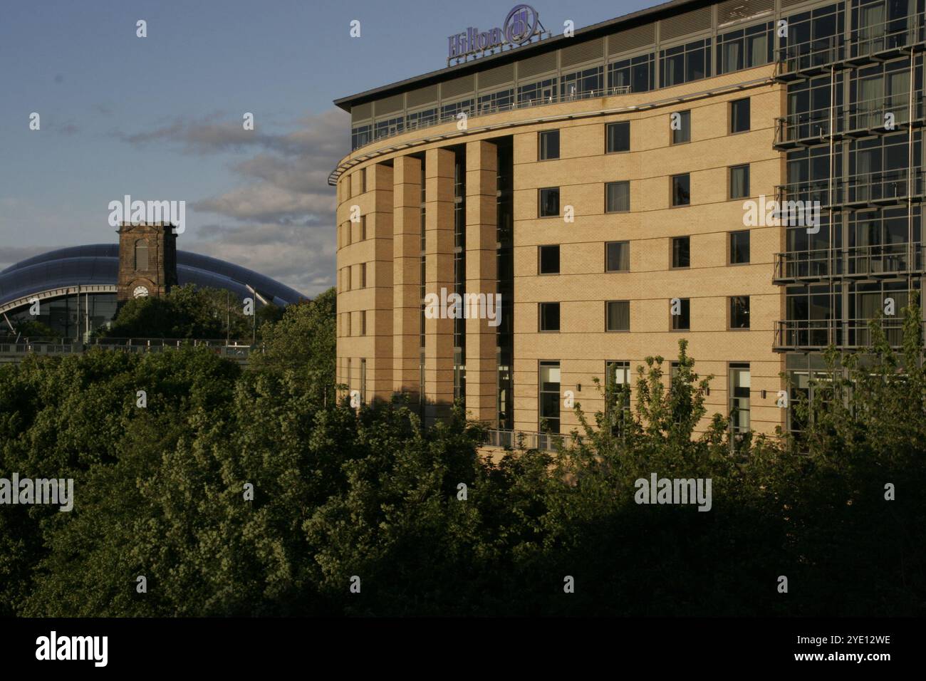 Hilton building in newcastle Stock Photo - Alamy