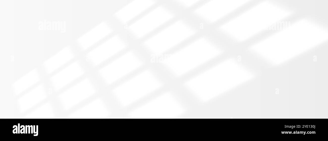 Sunlight shadow concept. Reflected light and window shadow background ...