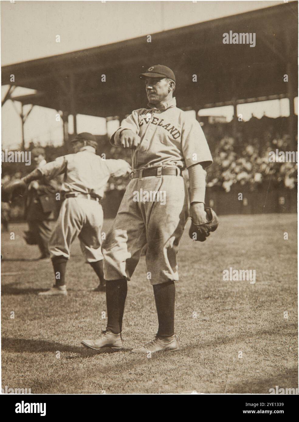 Circa 1910 Napoleon Lajoie of the Cleveland Naps. Vintage American ...