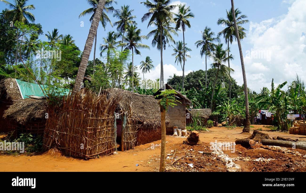 kinyasini village - a poor countryside village on zanzibar island Stock ...