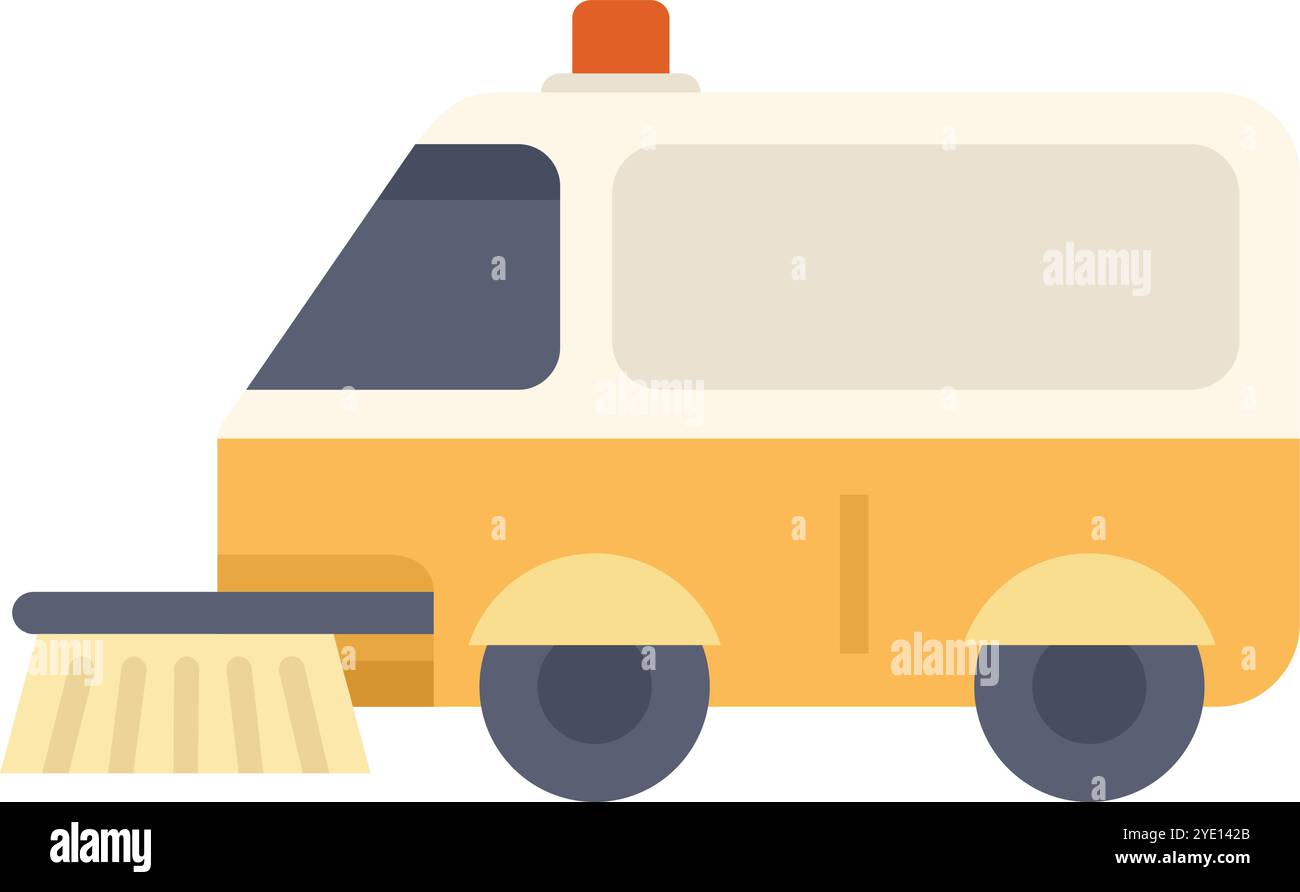 Cleaning of streets Stock Vector Images - Alamy