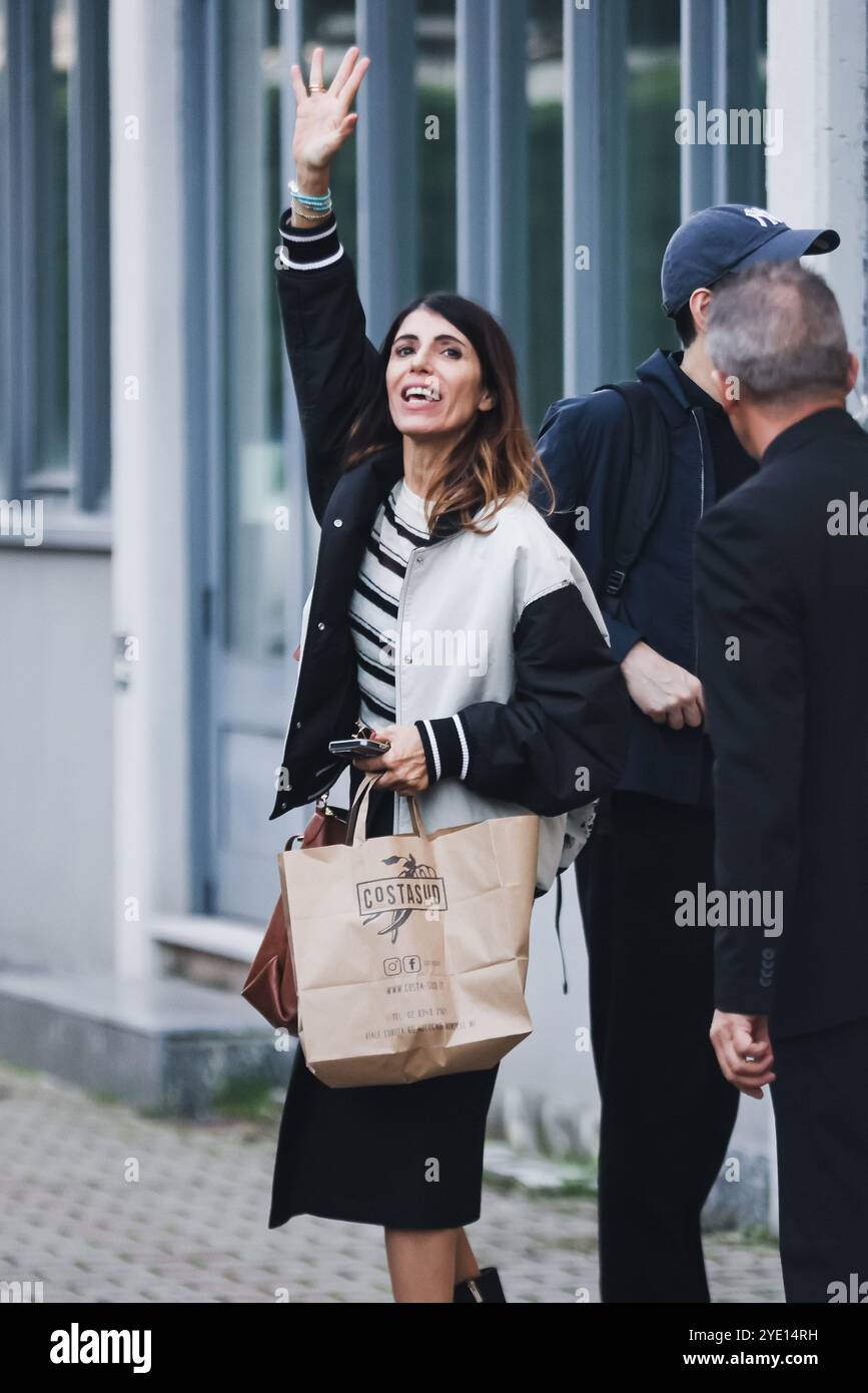 Milan, Celebrity Sightings - Giorgia greets fans outside Radio Italia ...
