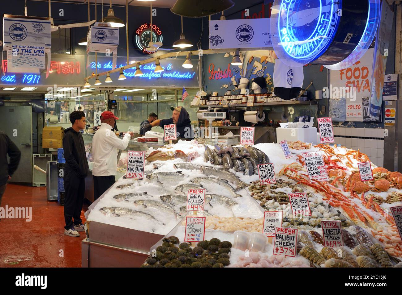 Pike place market in seattle washington hi-res stock photography and ...