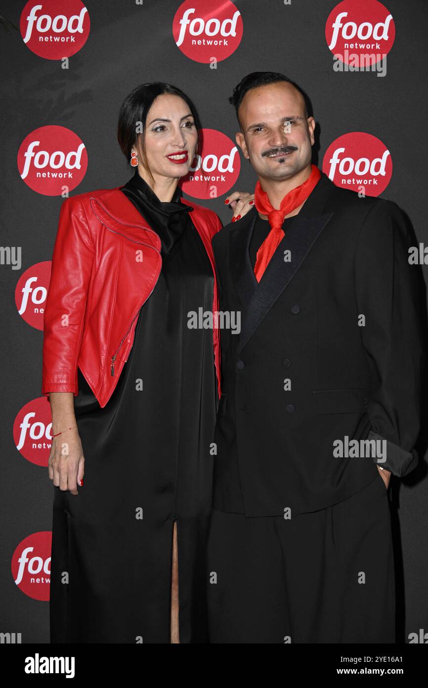 Milan, Photocall of FOOD NETWORK DINNER SHOW at the restaurant Penelope ...