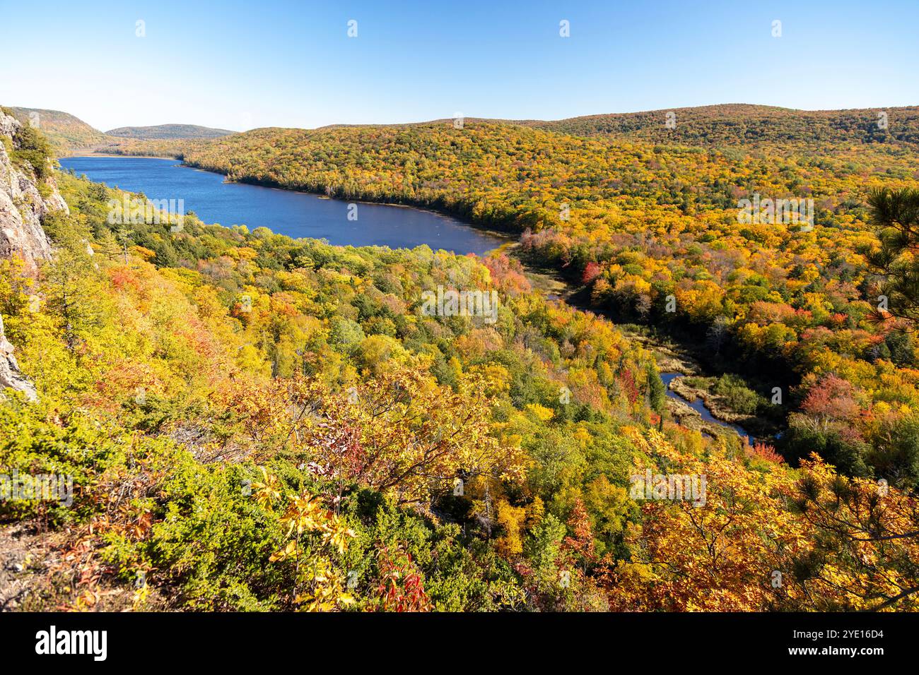 Lake of the Clouds, Porcupine Mountains Wilderness State Park, Upper ...