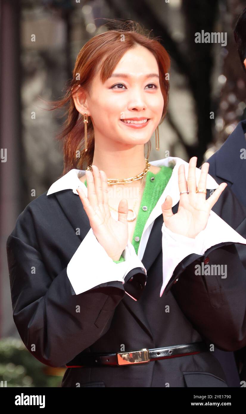 Tokyo, Japan. 28th Oct, 2024. Hong Kong actress Hedwig Tam poses for ...