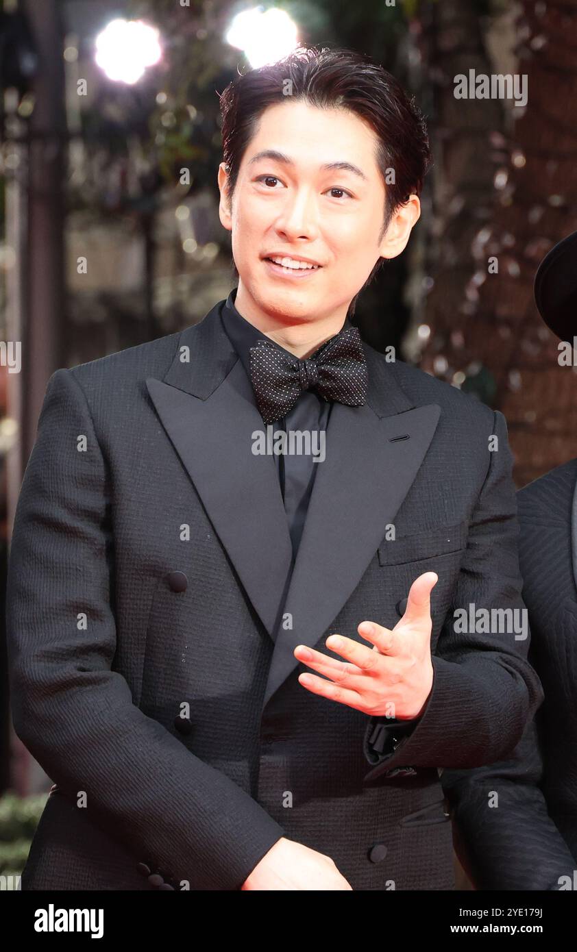 Tokyo, Japan. 28th Oct, 2024. Japanese actor Dean Fujioka poses for ...
