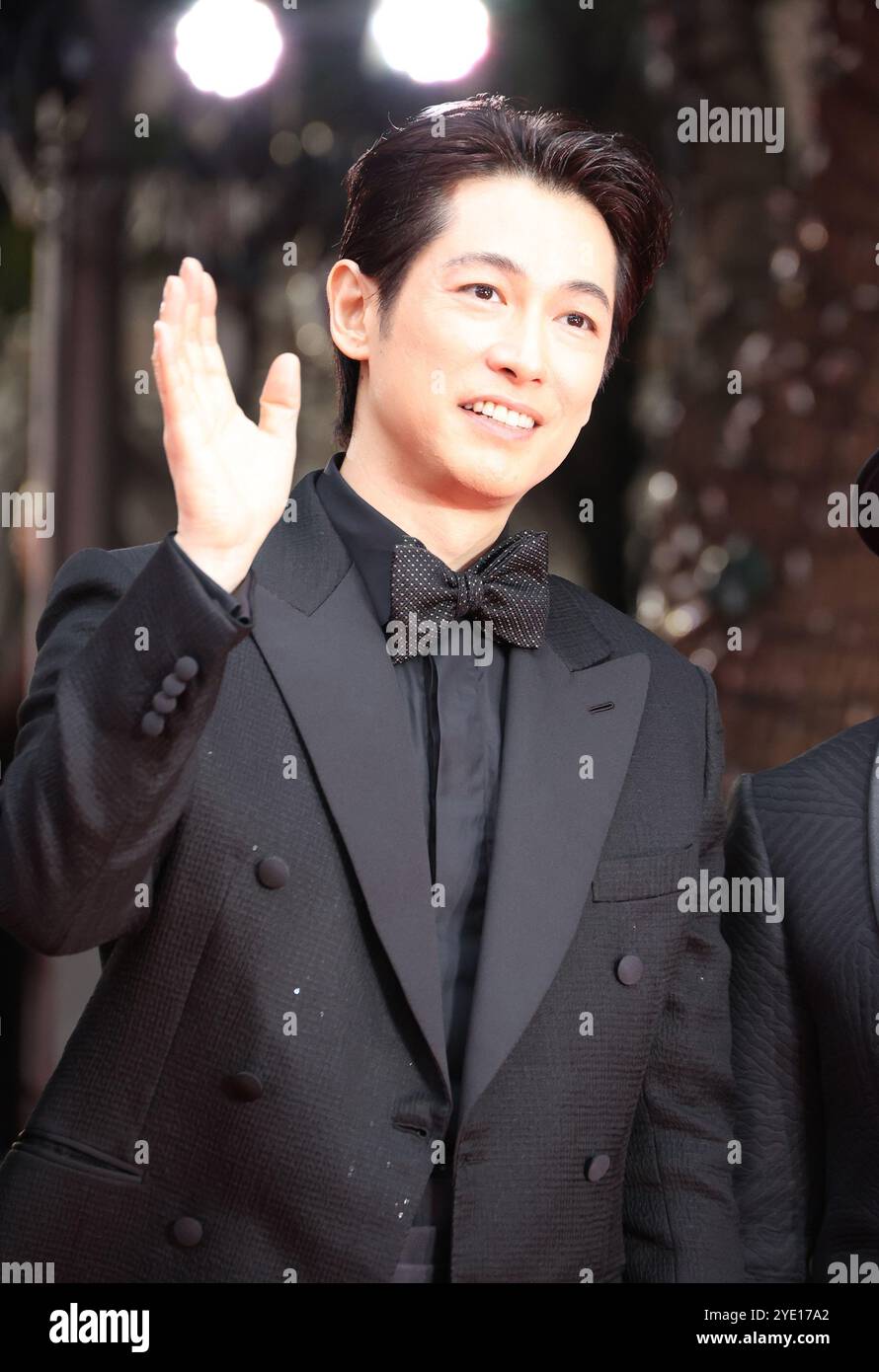 Tokyo, Japan. 28th Oct, 2024. Japanese actor Dean Fujioka poses for ...