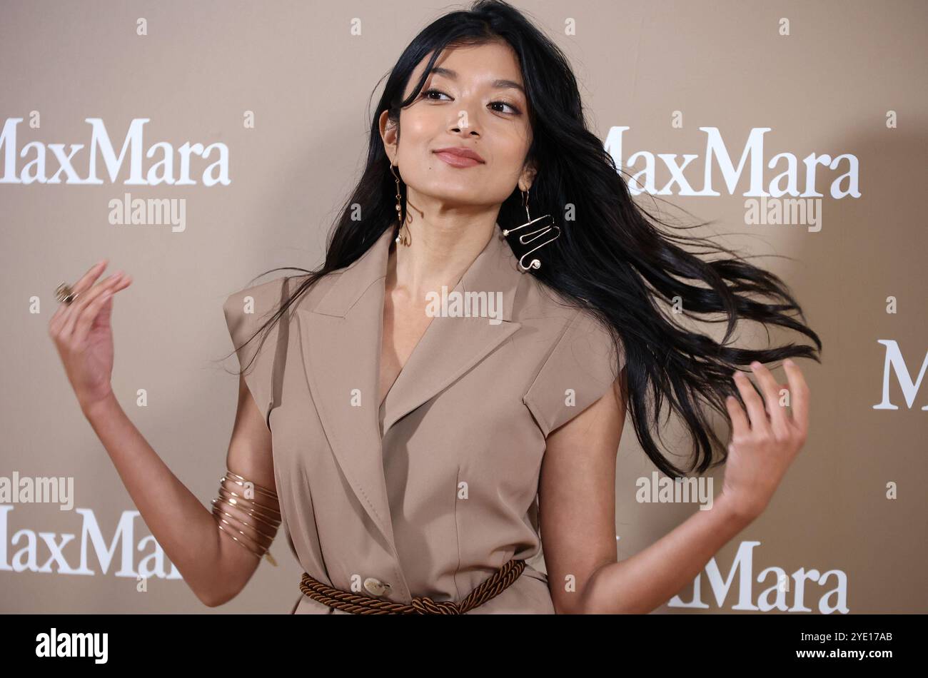 October 28, 2024, Tokyo, Japan - Japanese model Rola displays a ...