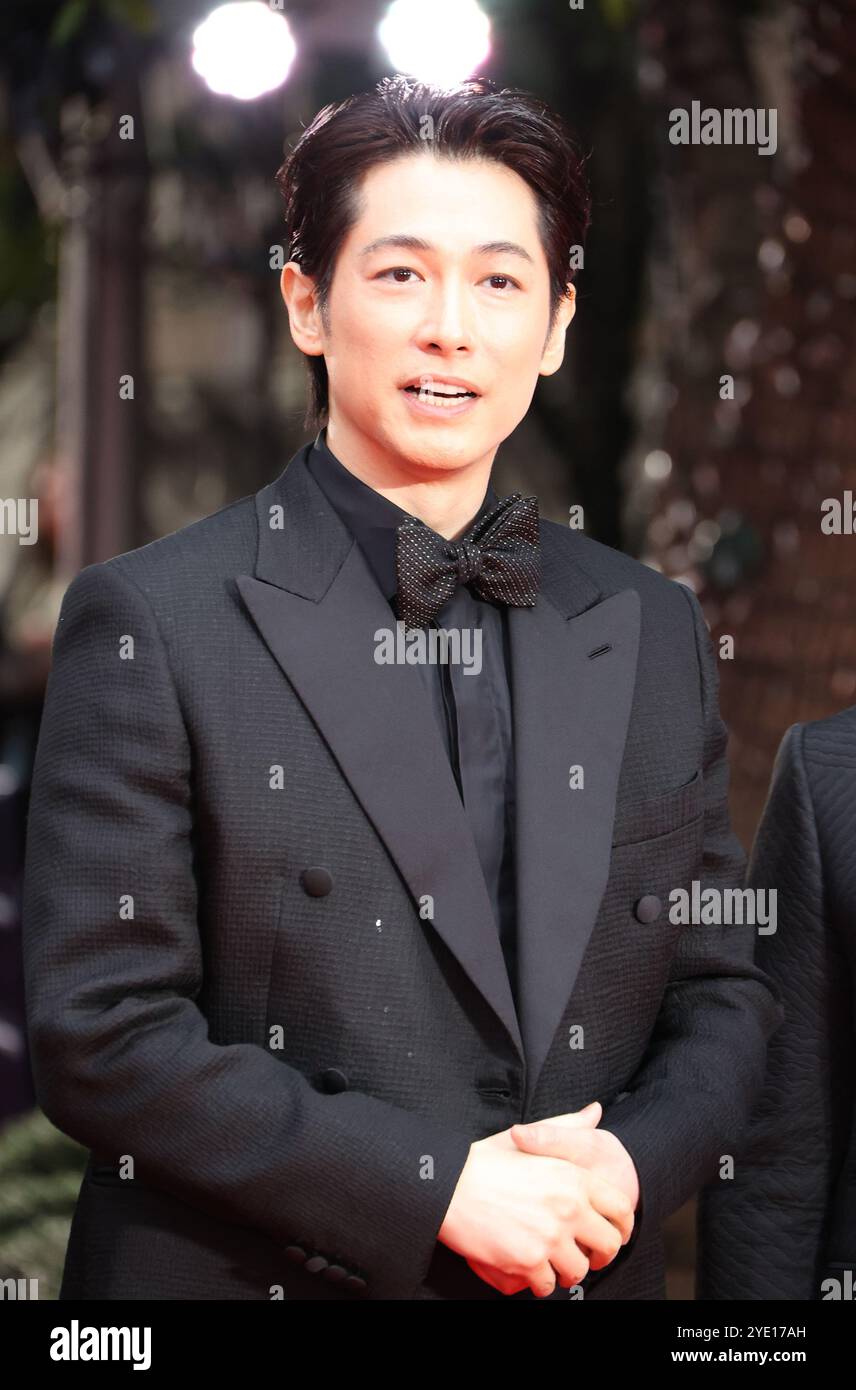 Tokyo, Japan. 28th Oct, 2024. Japanese actor Dean Fujioka poses for ...