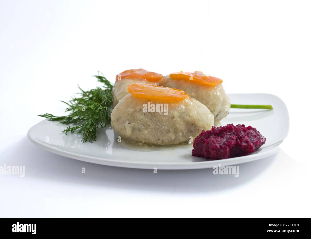 Traditional jewish gefilte fish hi-res stock photography and images - Alamy