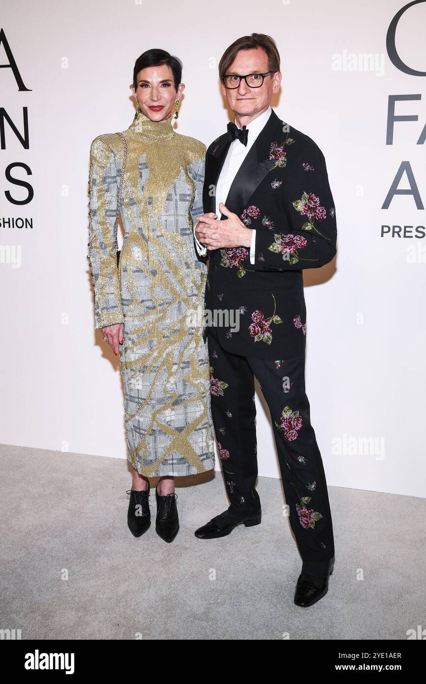 New York, USA. 28th Oct, 2024. Amy Fine Collins and Hamish Bowles ...