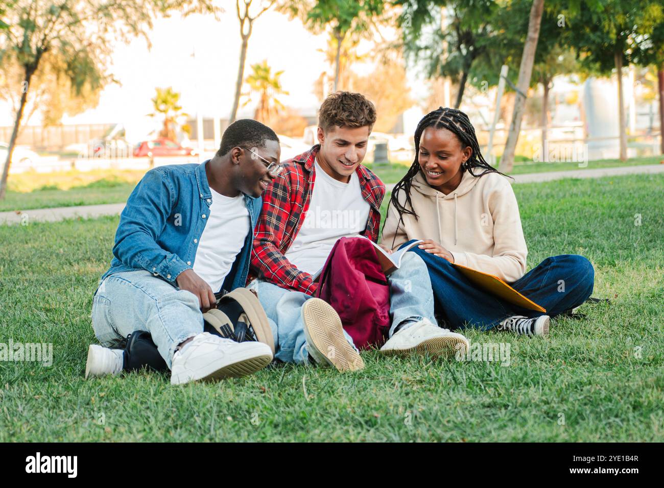 Multicultural university students engaged hi-res stock photography and ...