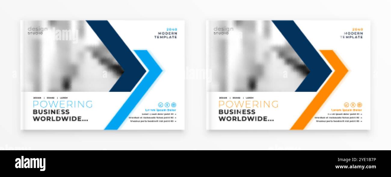 corporate business flyer brochure cover page template Stock Vector Image & Art - Alamy