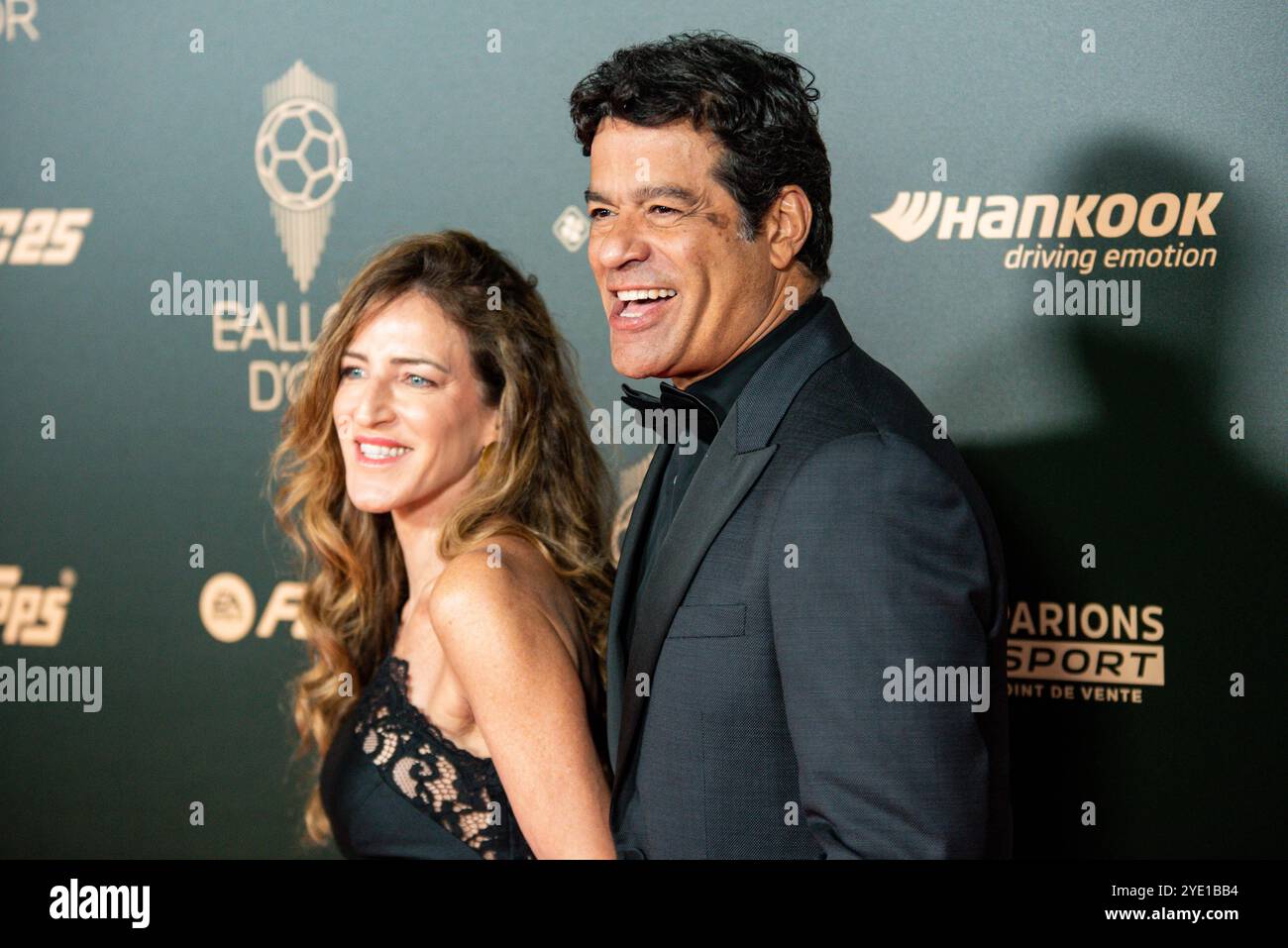 Paris, France. 28th Oct, 2024. Rai and his wife Cristina Bellissimo ...