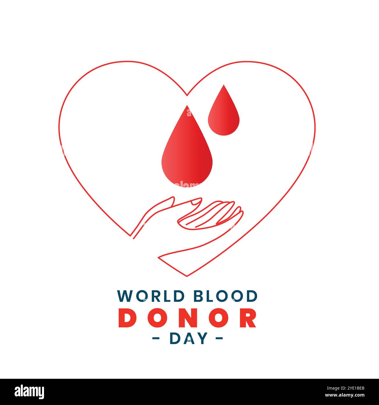 Blood donor day hand Stock Vector Images - Alamy