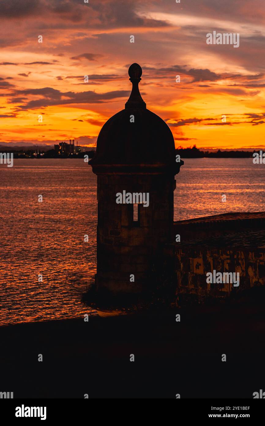 Garita fort silhouette hi-res stock photography and images - Alamy