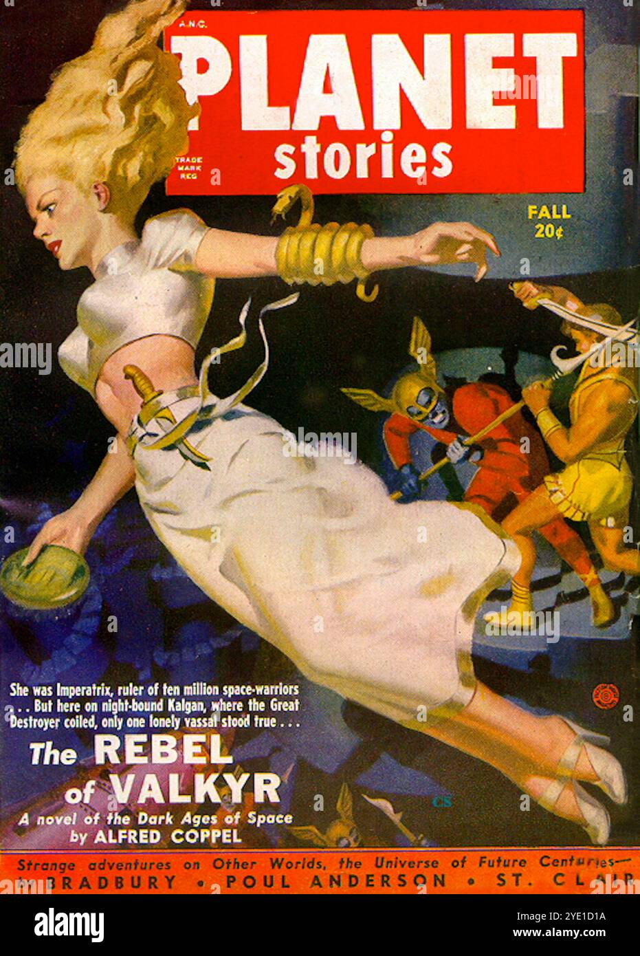 Planet Stories Vol 4 # 8 Autumn 1950 Stock Photo - Alamy