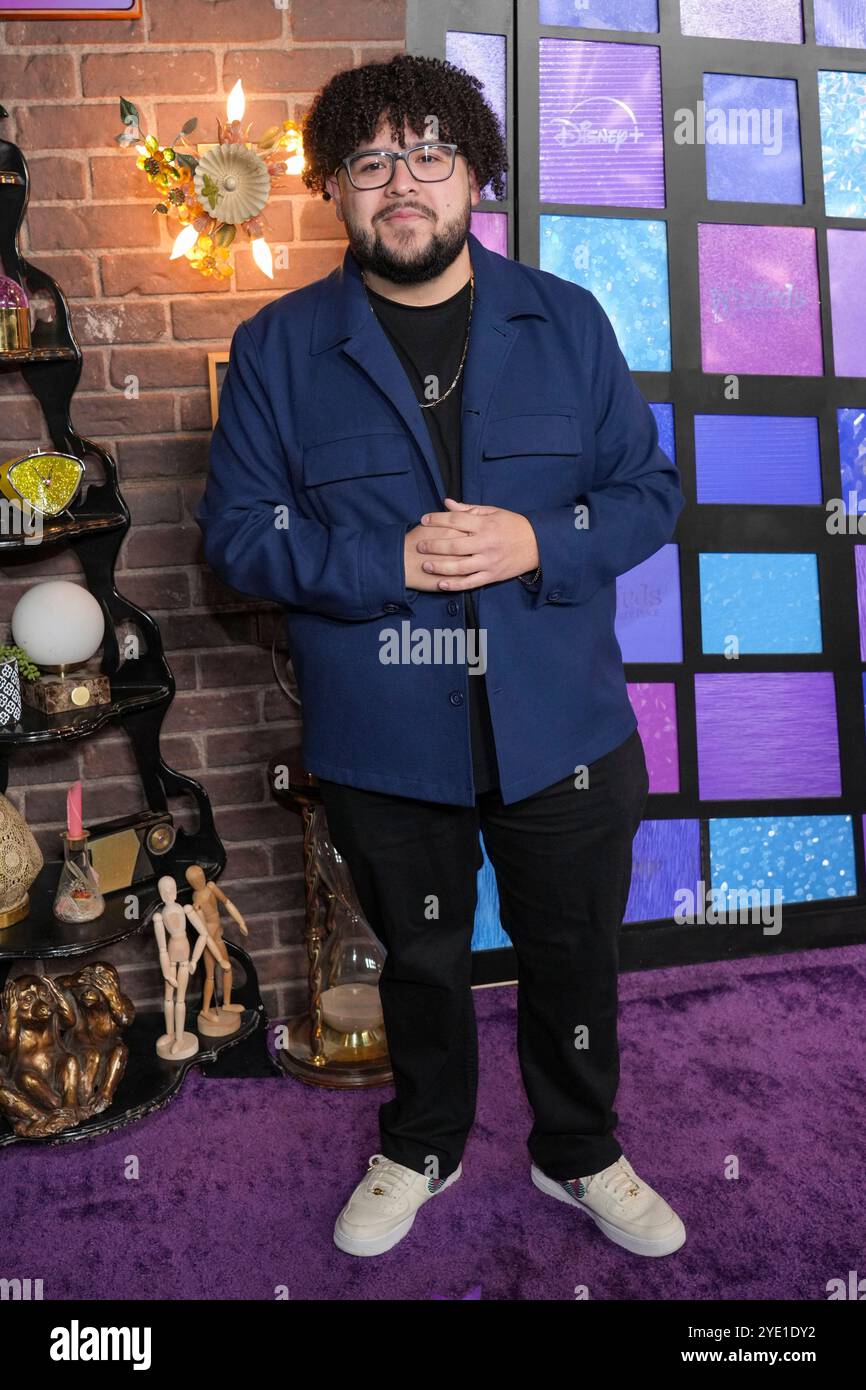 Rico Rodriguez arrives at the premiere of "Wizards Beyond Waverly Place ...