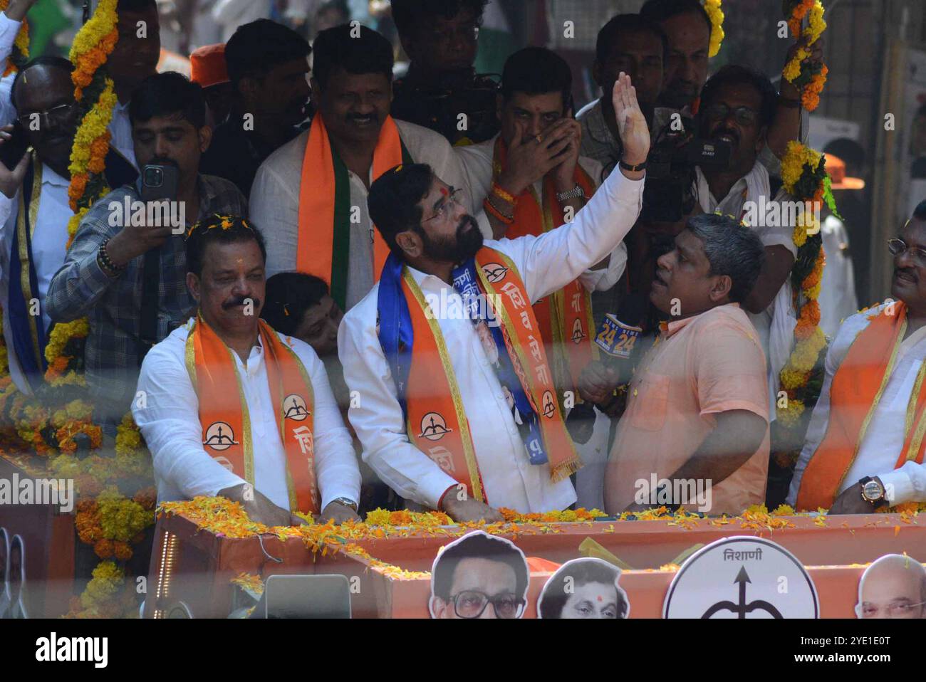 Mumbai, India. 28th Oct, 2024. THANE, INDIA - OCTOBER 28: Maharashtra ...