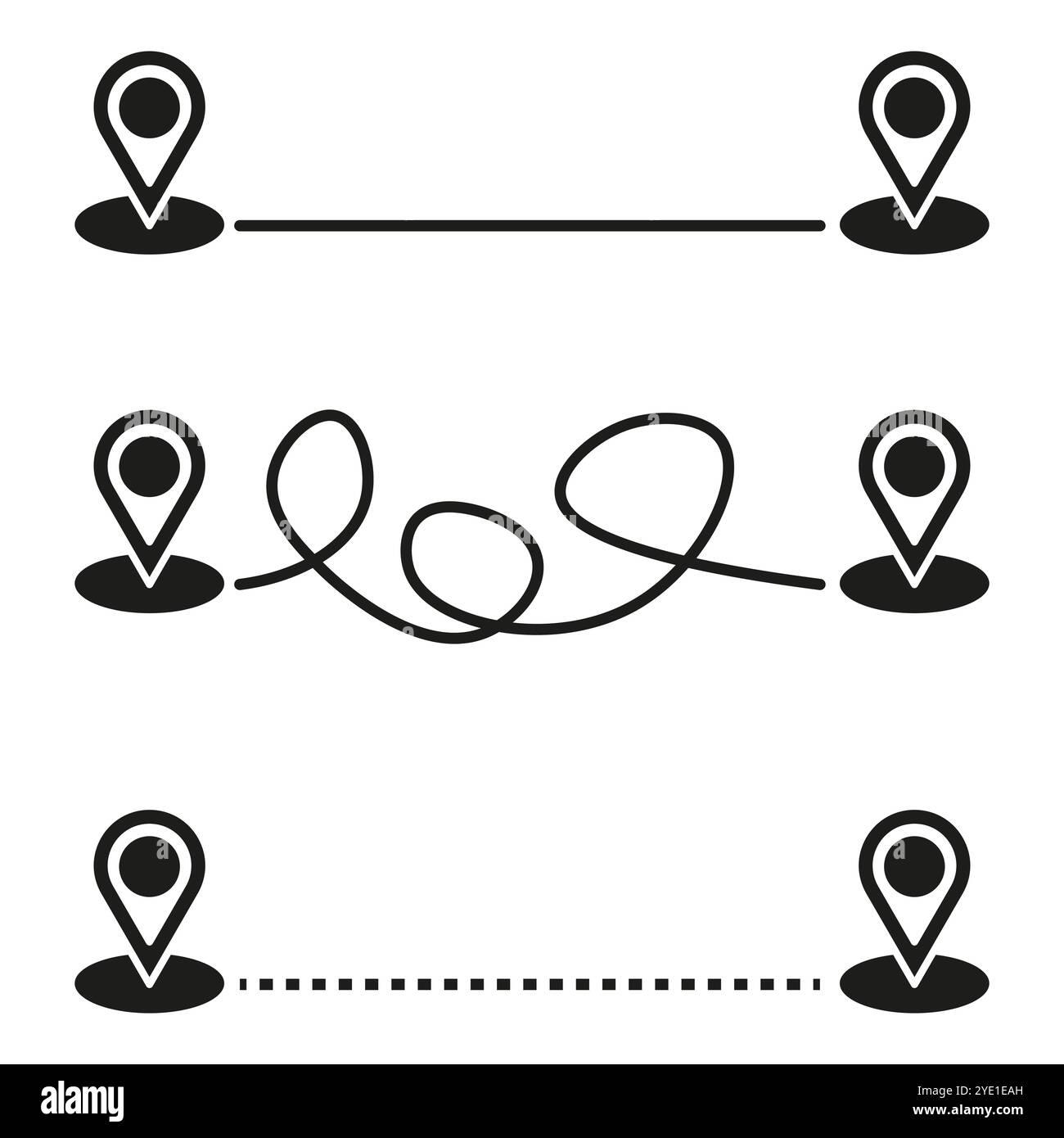 Minimal directional symbols hi-res stock photography and images - Alamy