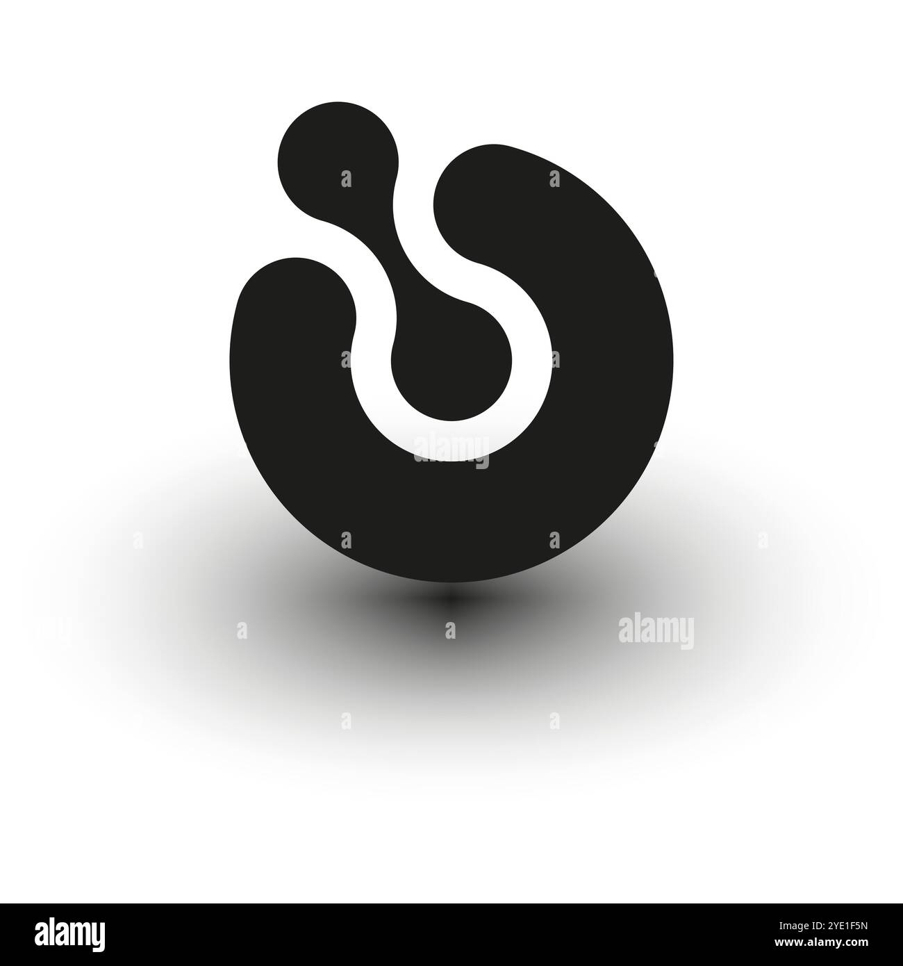 Black circular shape hi-res stock photography and images - Alamy