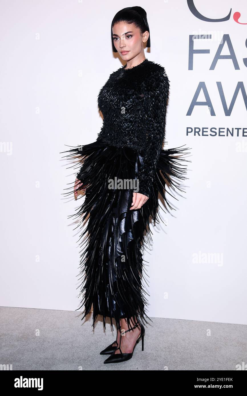 New York, USA. 28th Oct, 2024. Kylie Jenner walking on the red carpet ...